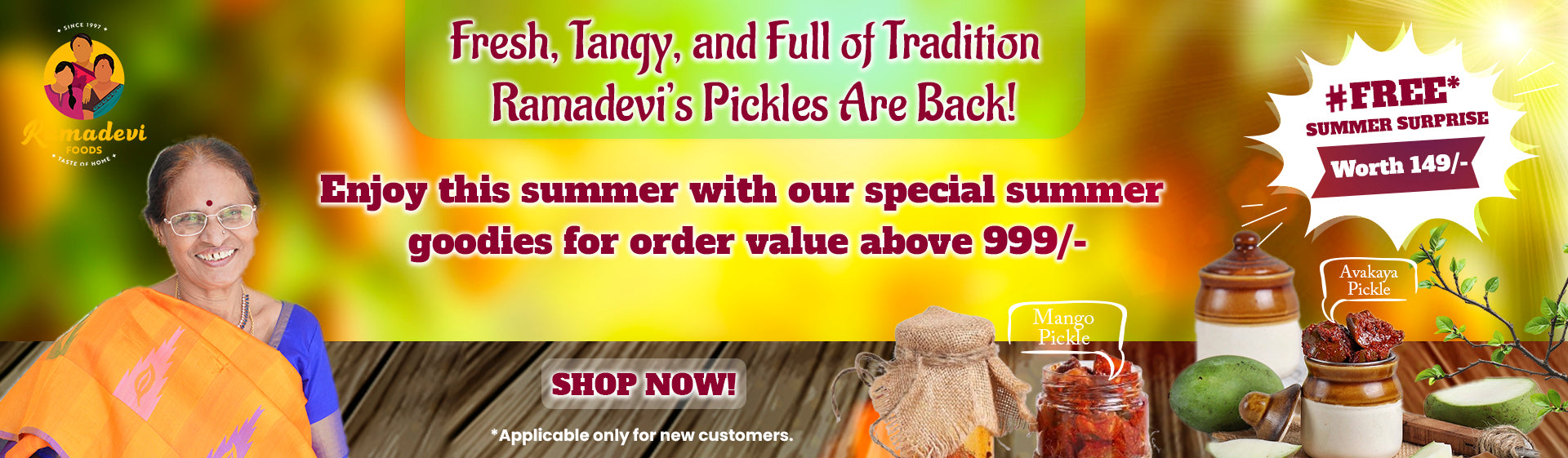 Homemade Sweets - Snacks - Pickles - Podis - since 1997 – RAMADEVI FOODS